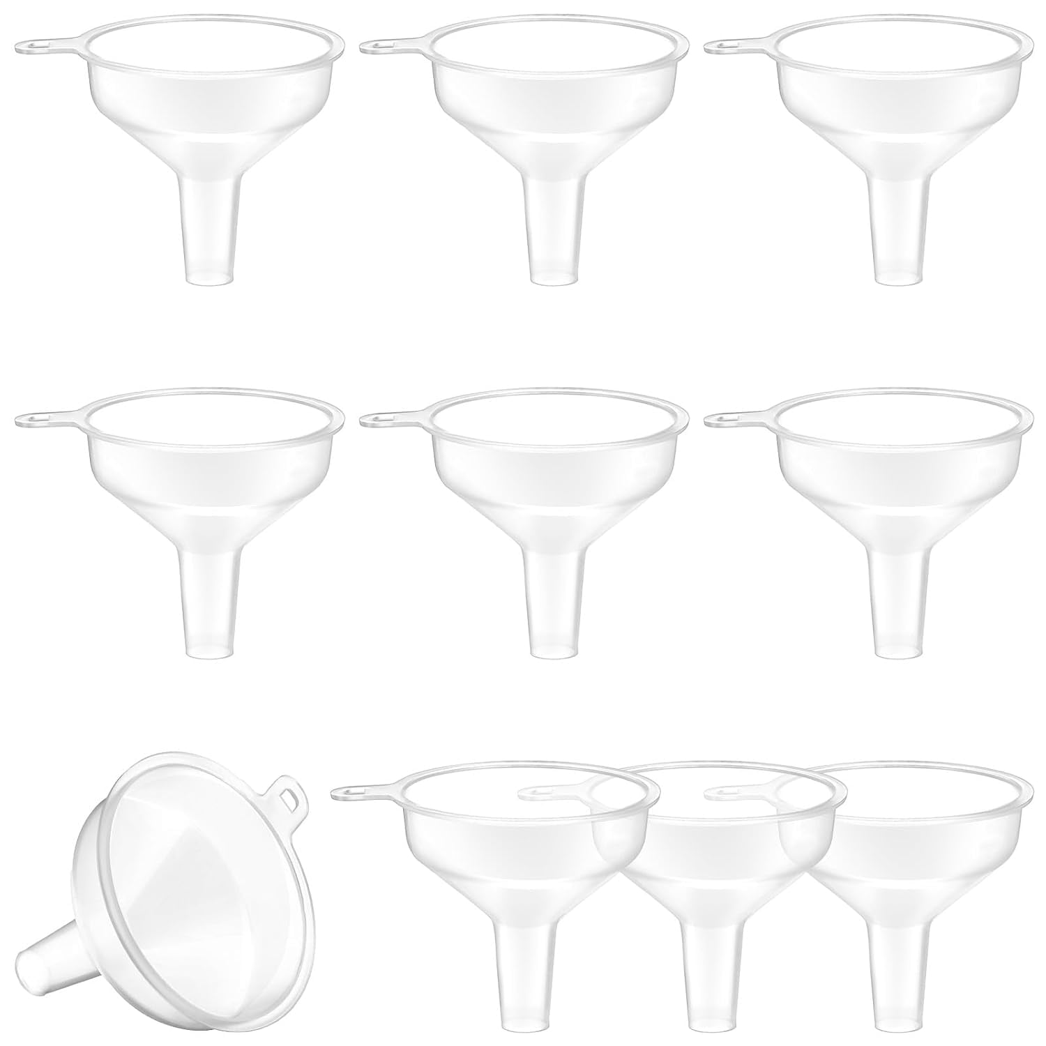 10 Pack Small Funnels Food Grade Mini Funnel Easily Transfer Liquids ...