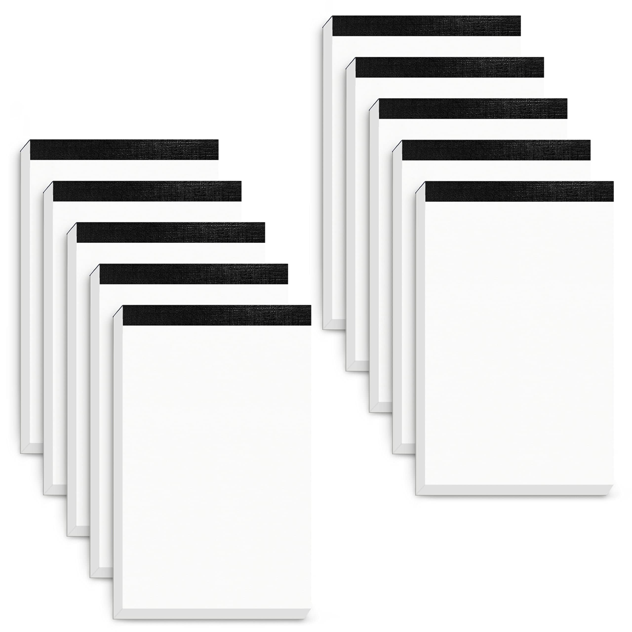 10 Pack Small Notepads Refills Grocery for List White Memo Pads 3x5 In ...