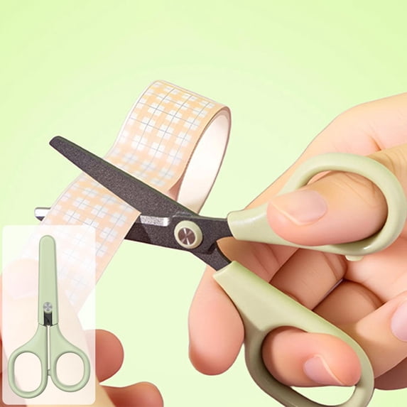 10 Pack Small Portable Safety Scissors Non Stick Stainless Steel Blades ...
