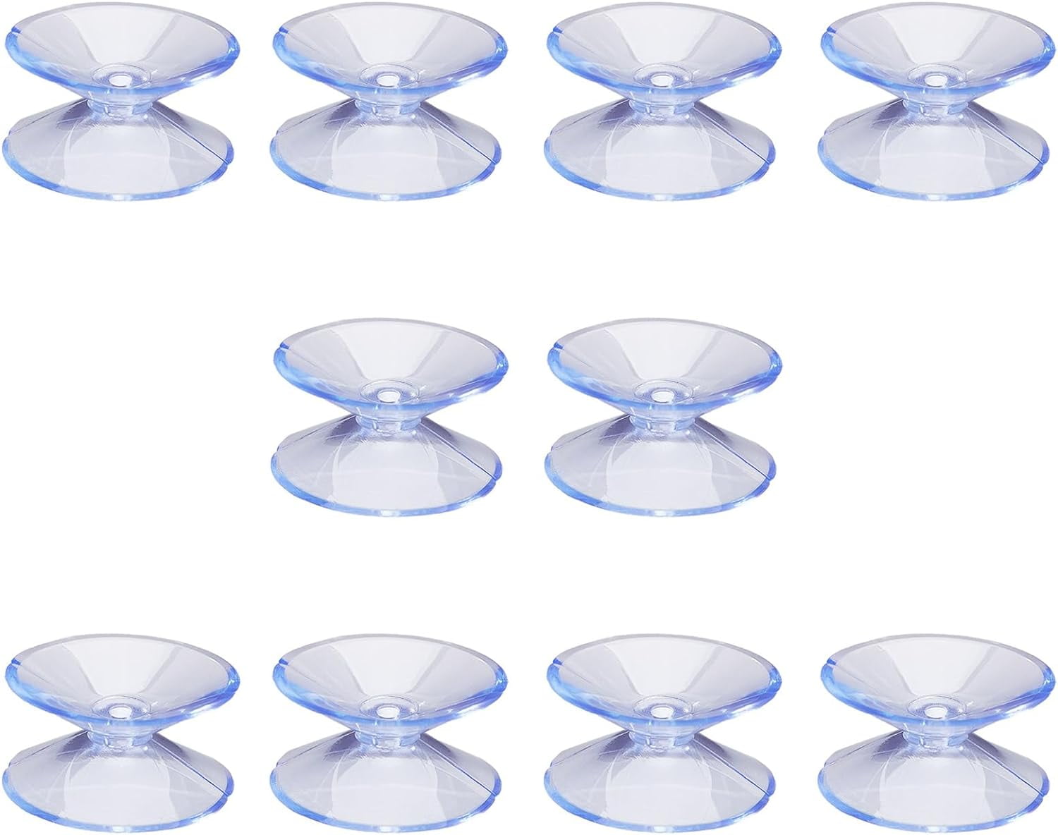 Plastic Double-Sided Suction Cups Sucker for Glass Window Smooth Tile ...