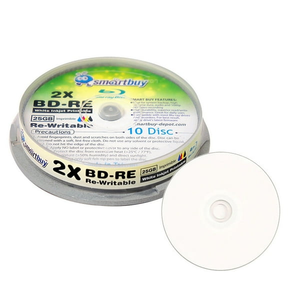 Blank BD-RE Discs in Blank Media - Walmart.com