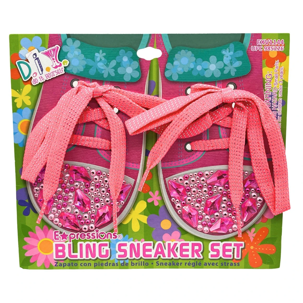 10 Pack Sneaker Shoelace and Rhinestone Adhesives Set, DIY Shoe ...