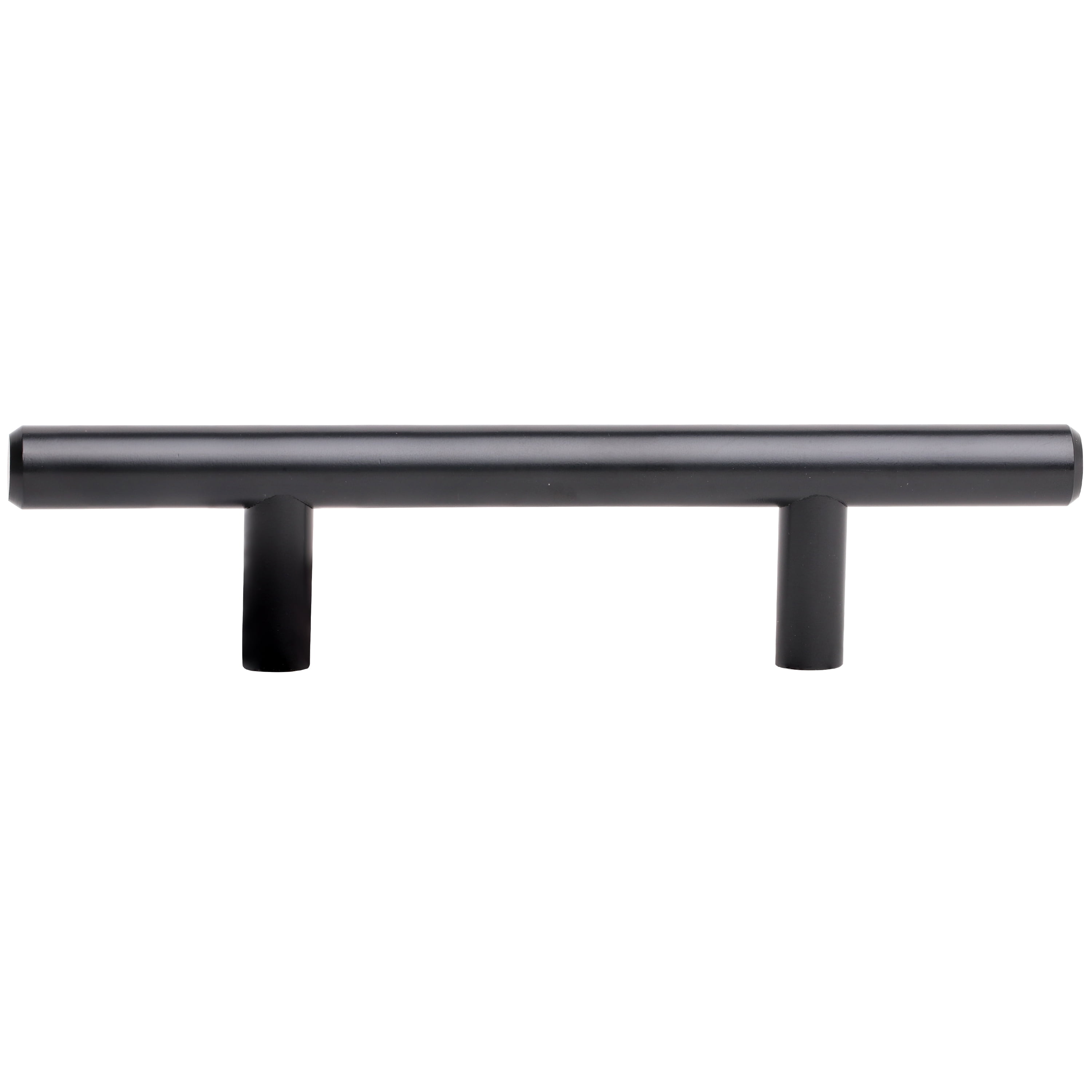 10 Pack Solid Metal Bar Pull / Handle, Matte Black, 3" (76.2mm) Hole ...