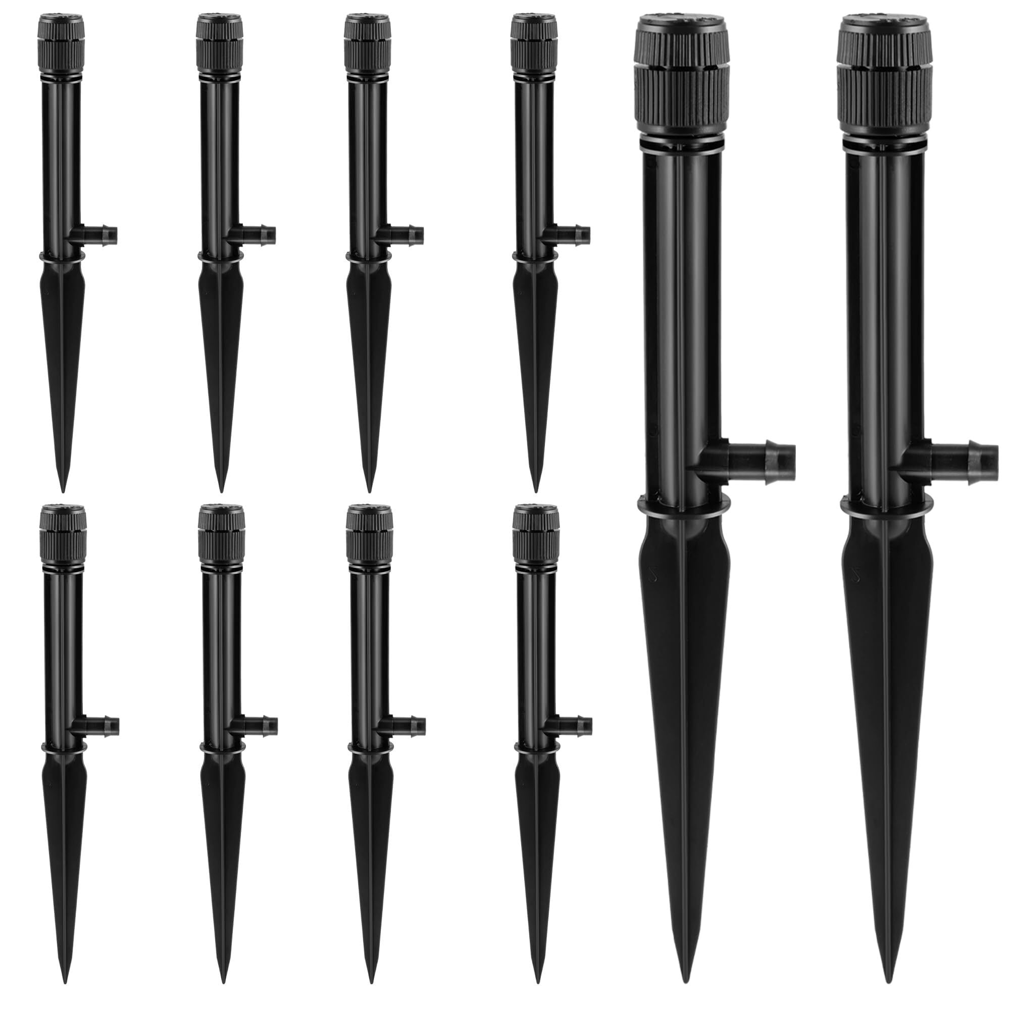 10 Pack Sprinkler Bubbler Heads with Stake Adjustable Water Flow ...