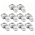 10-Pack Stainless Steel D-Ring Tie Down Anchors, Heavy Duty 2400lb Semi ...