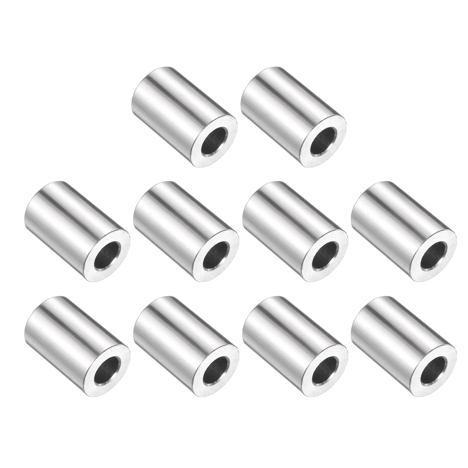 10 Pack Stainless Steel Spacer 3/8" Bore x 3/4" OD x 1-1/2" Length ...
