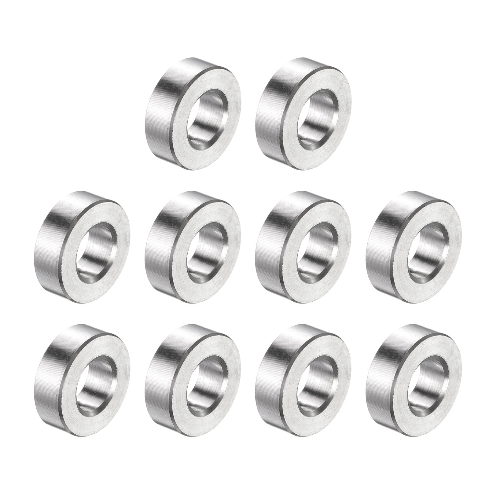 10 Pack Stainless Steel Spacer 3/8" Bore x 3/4" OD x 5/16" Length Screw ...