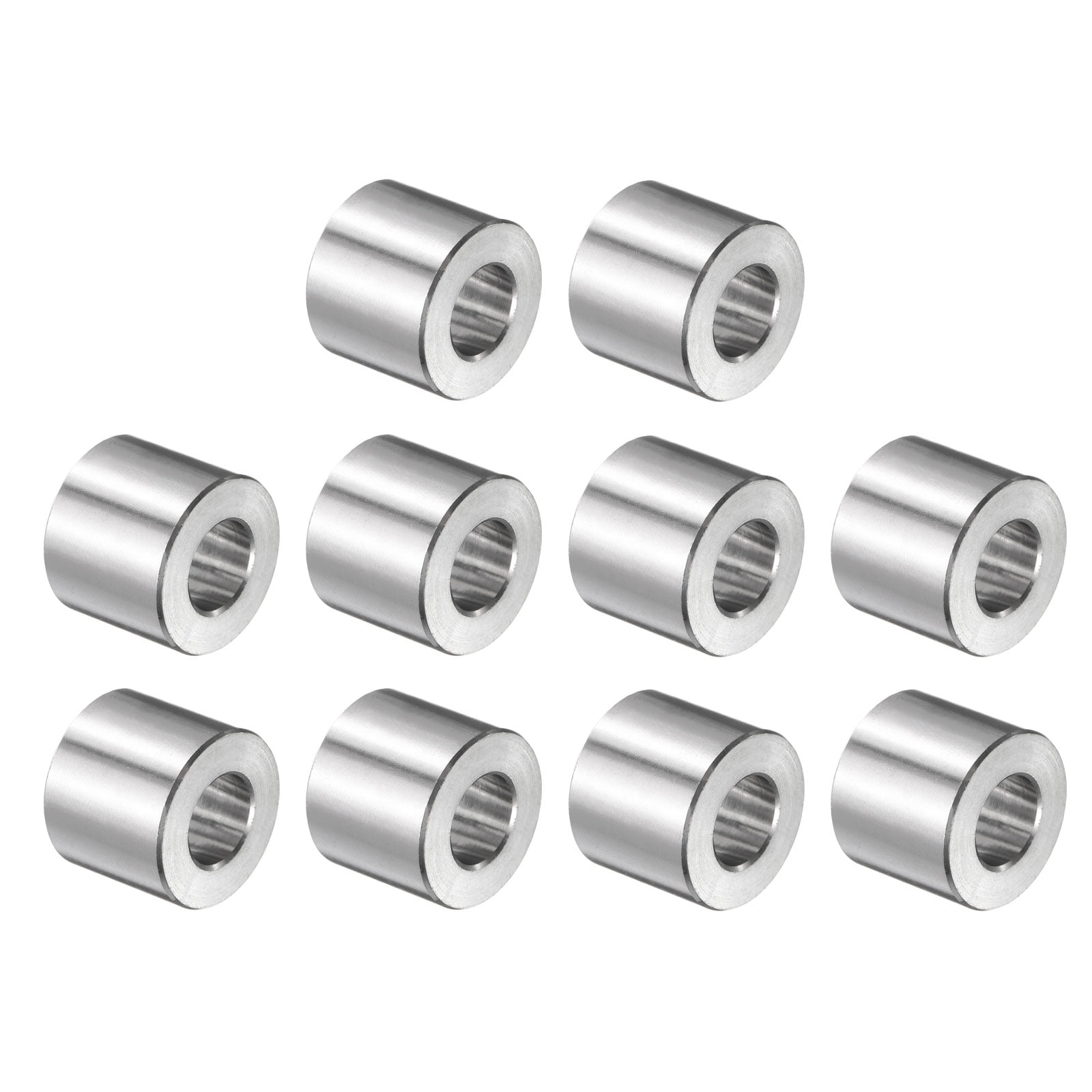 10 Pack Stainless Steel Spacer 3/8" Bore x 3/4" OD x 5/8" Length Screw ...