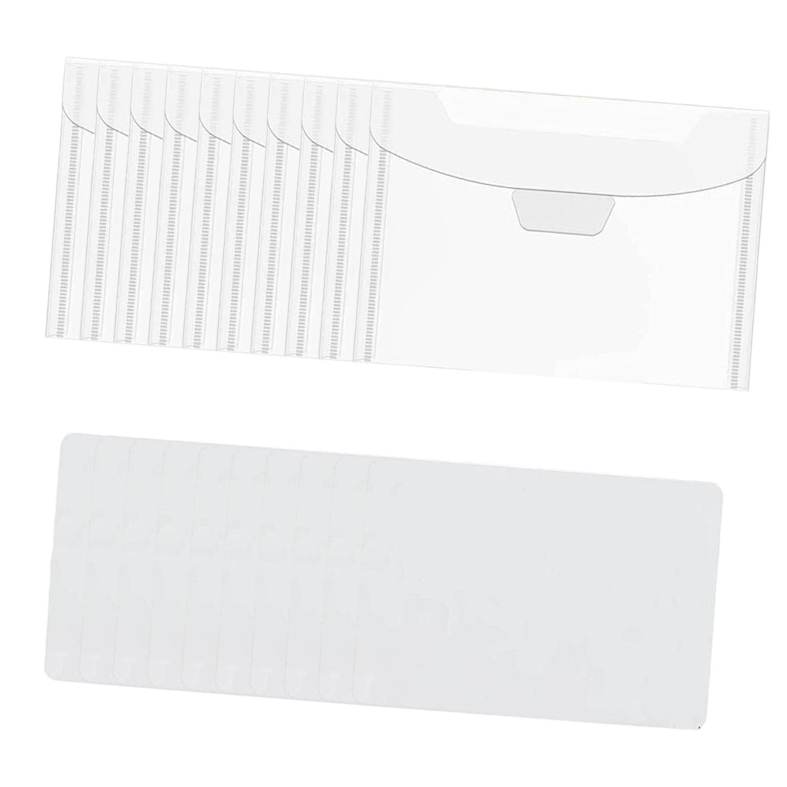 10 Pack Stamp Organizer Die Storage Pockets Scrapbook Supplies Double ...