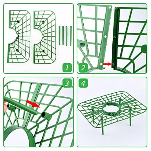 10 Pack Strawberry Supports Strawberry Plant Stand with 4 Sturdy Legs ...