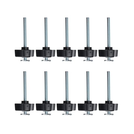 10 Pack T Bolt and Nut Set M8 Woodworking Tool Jigs Screw Slot Fastener ...