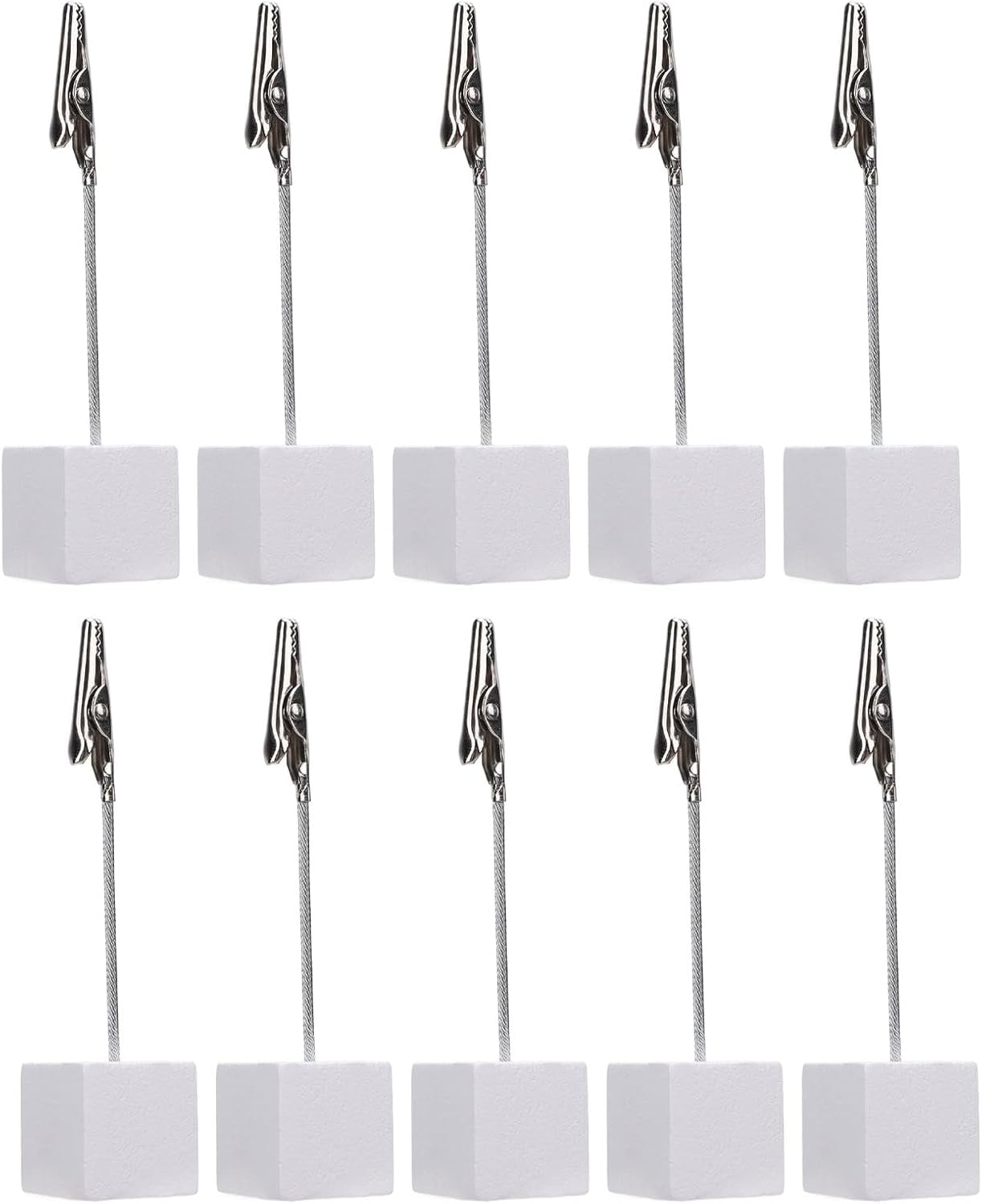 10 Pack Table Number Holders, Place Card Holders, Photo Holders for ...