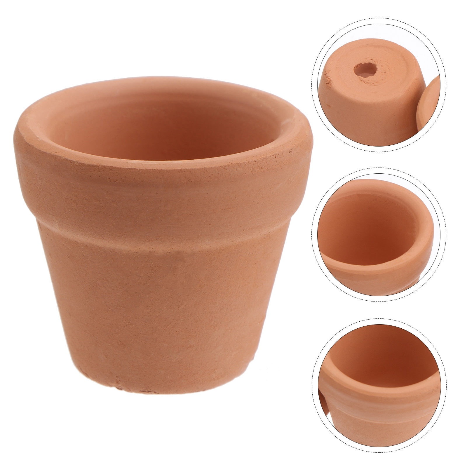 10 Pack Terracotta Pots with Drainage Holes 2 Inch Clay Flower Pots for ...