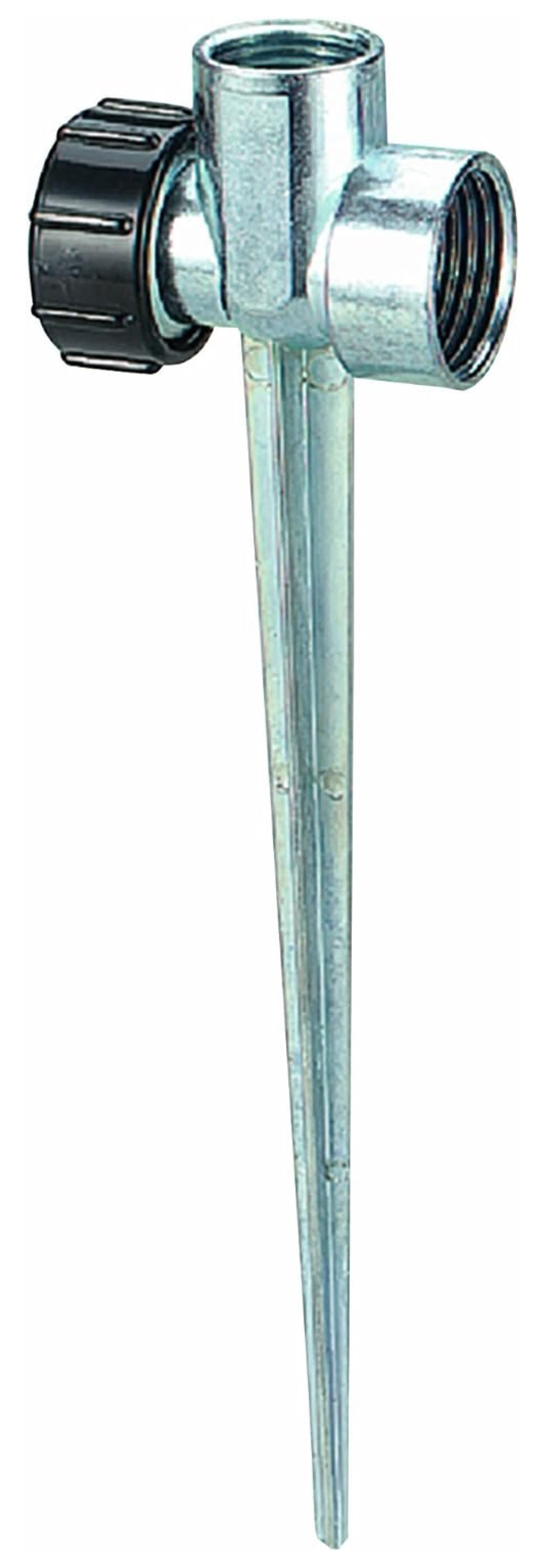 10 Pack TiaGOC Metal Flow-Thru Lawn Sprinkler Spike Base for 1/2" Yard ...