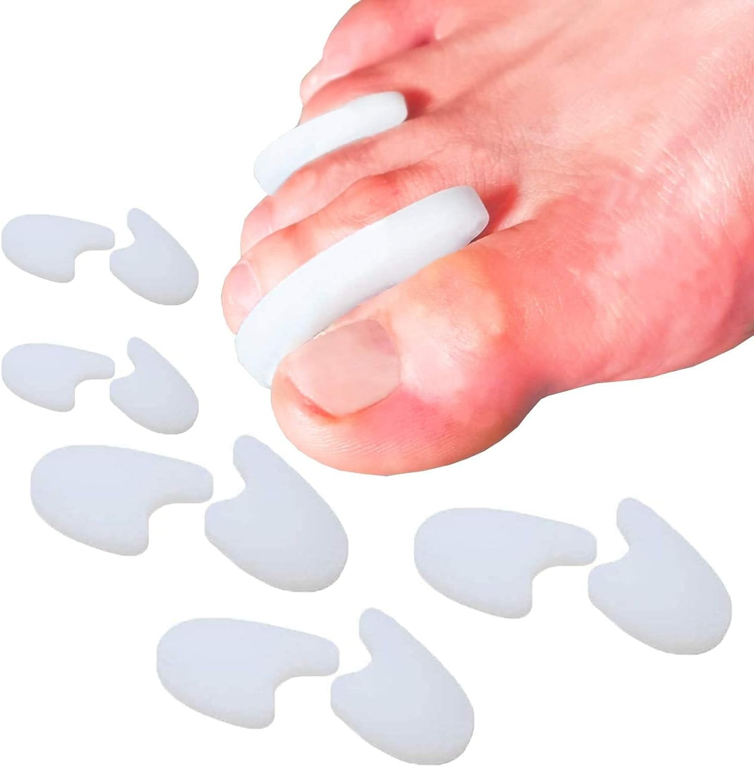 10 Pack Toe Spacers and Separators, Gel Overlapping Toe Hammer Spacers ... 10 Pack Toe Spacers and Separators, Gel Overlapping Toe Hammer Spacers ...