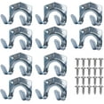 10-Pack Tool Hanger Hook Set, Wall Mount Dual Tool Storage Hook Bracket ...