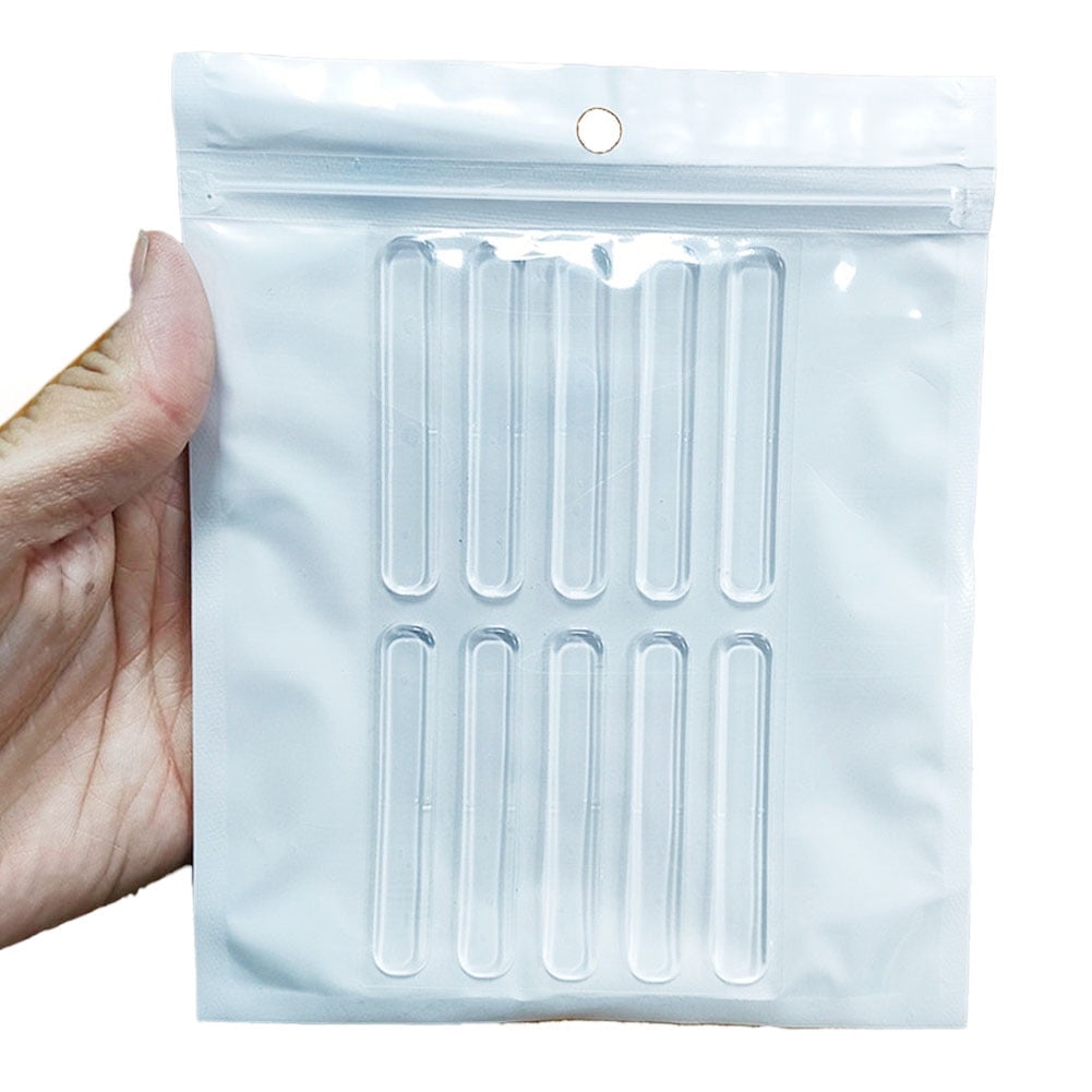 10-Pack Transparent Silicone Anti-Collision Strips – Versatile Cabinet ...