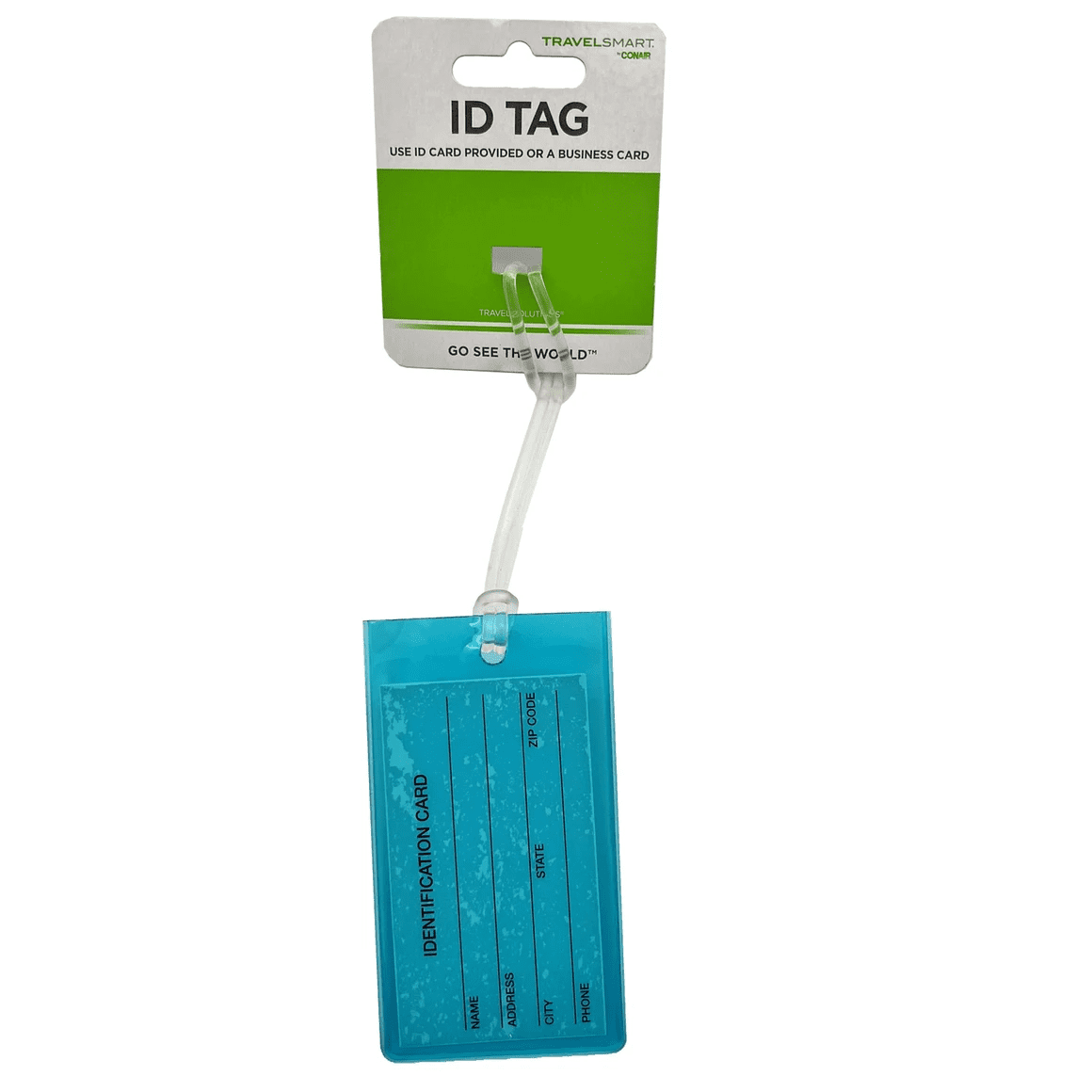 10 Pack Travel ID Luggage Tag, Durable Flexible Jelly Material, Bold ...