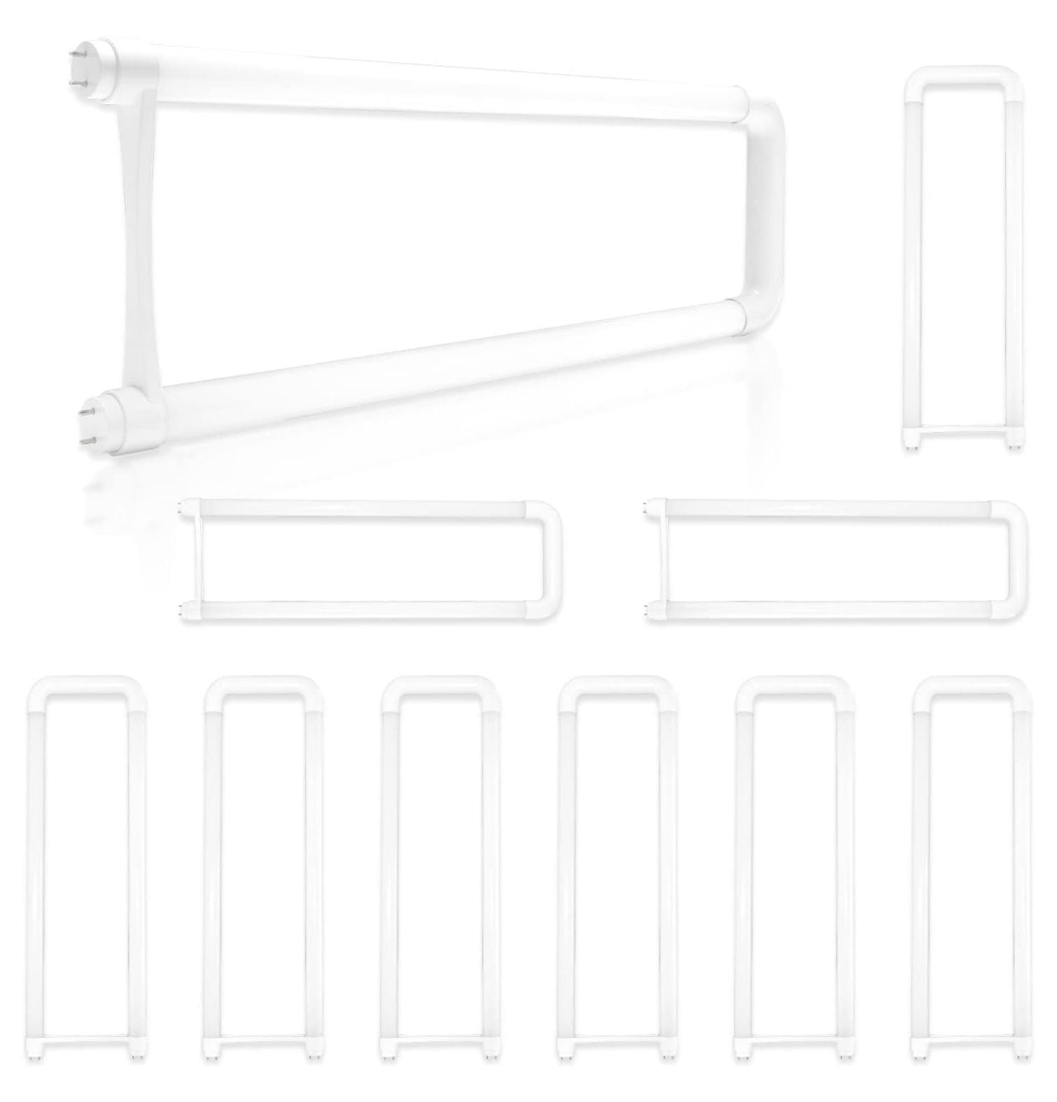 10 Pack U Bend LED Tube Light, 20W (32W Equivalent), 5000K Daylight ...