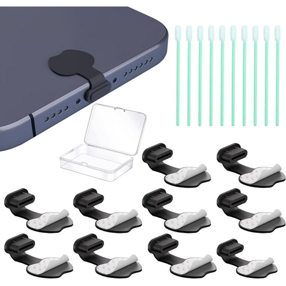 10-Pack USB C Dust Plugs, Cute Charm Type-C Port Covers – for iPhone 17 ...