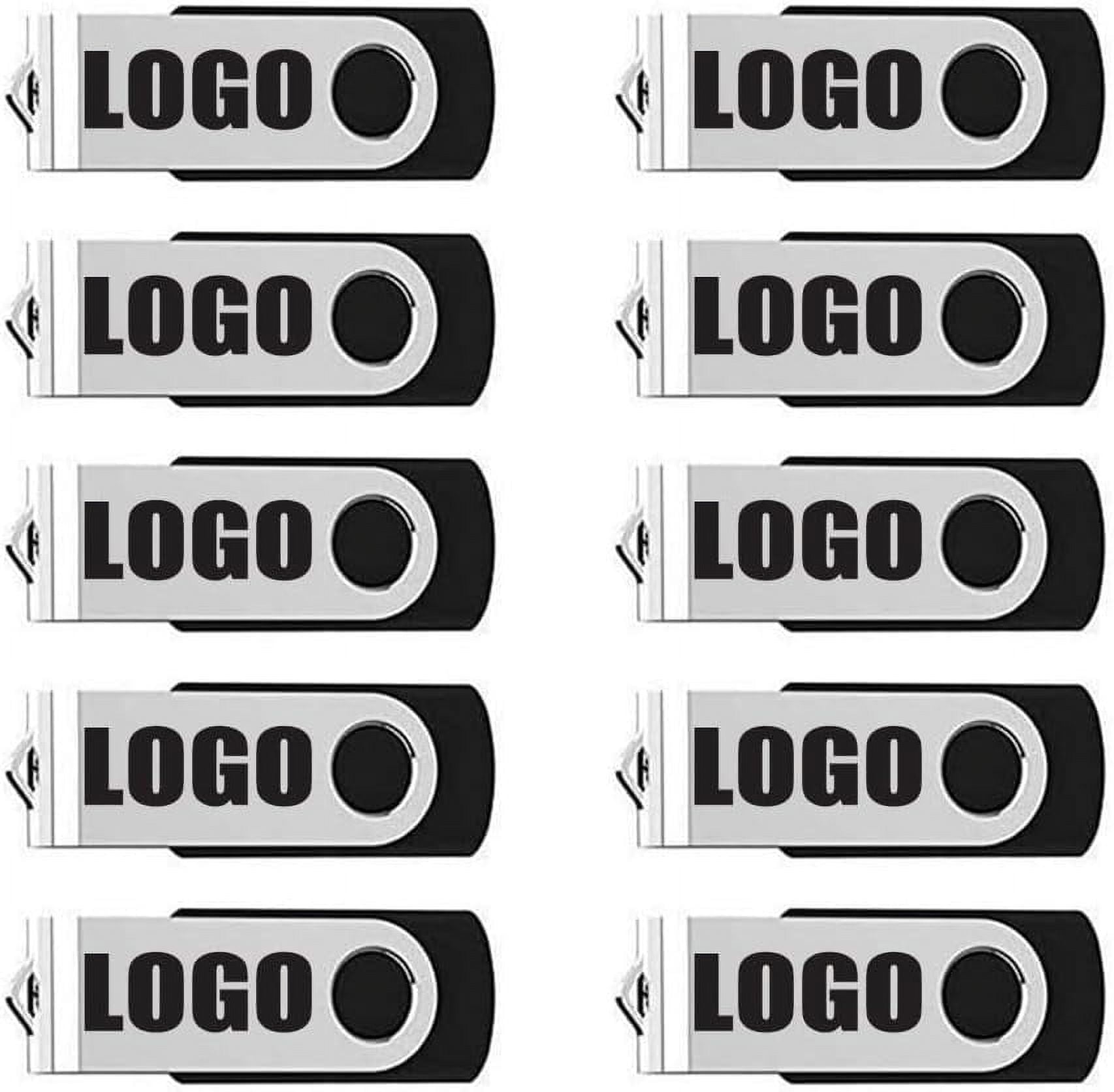 10 Pack USB Flash Drive Free Customized Personalized Logo, Custom Name ...
