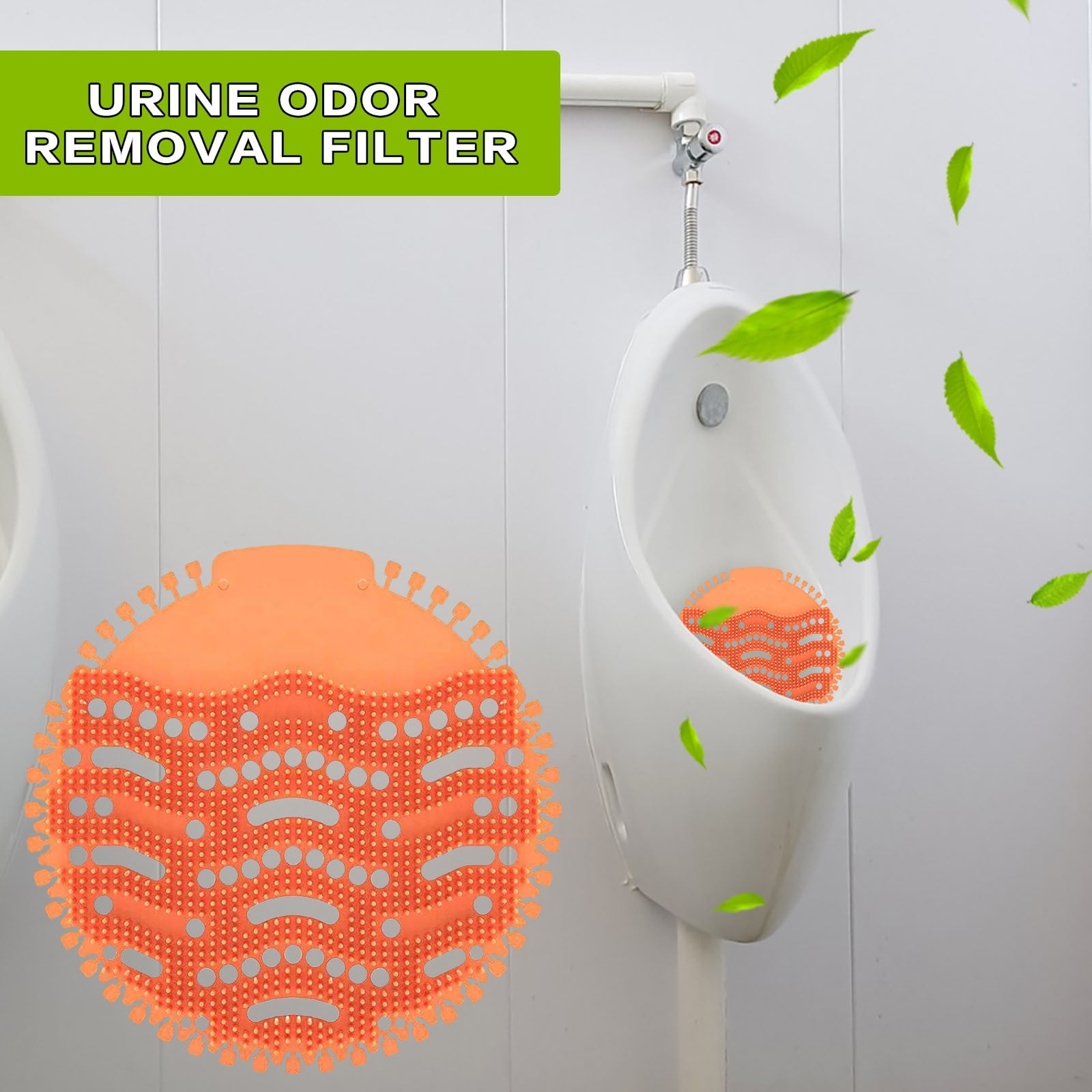 10 Pack Urinal Screen Cakes Blocks Janitorial Deodorizers, 6x6 Inch ...