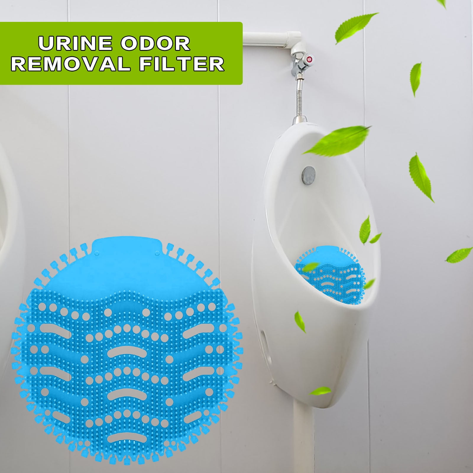 10-Pack Urinal Screen Deodorizer- Long-Lasting Anti-Splash Urinal Cakes ...