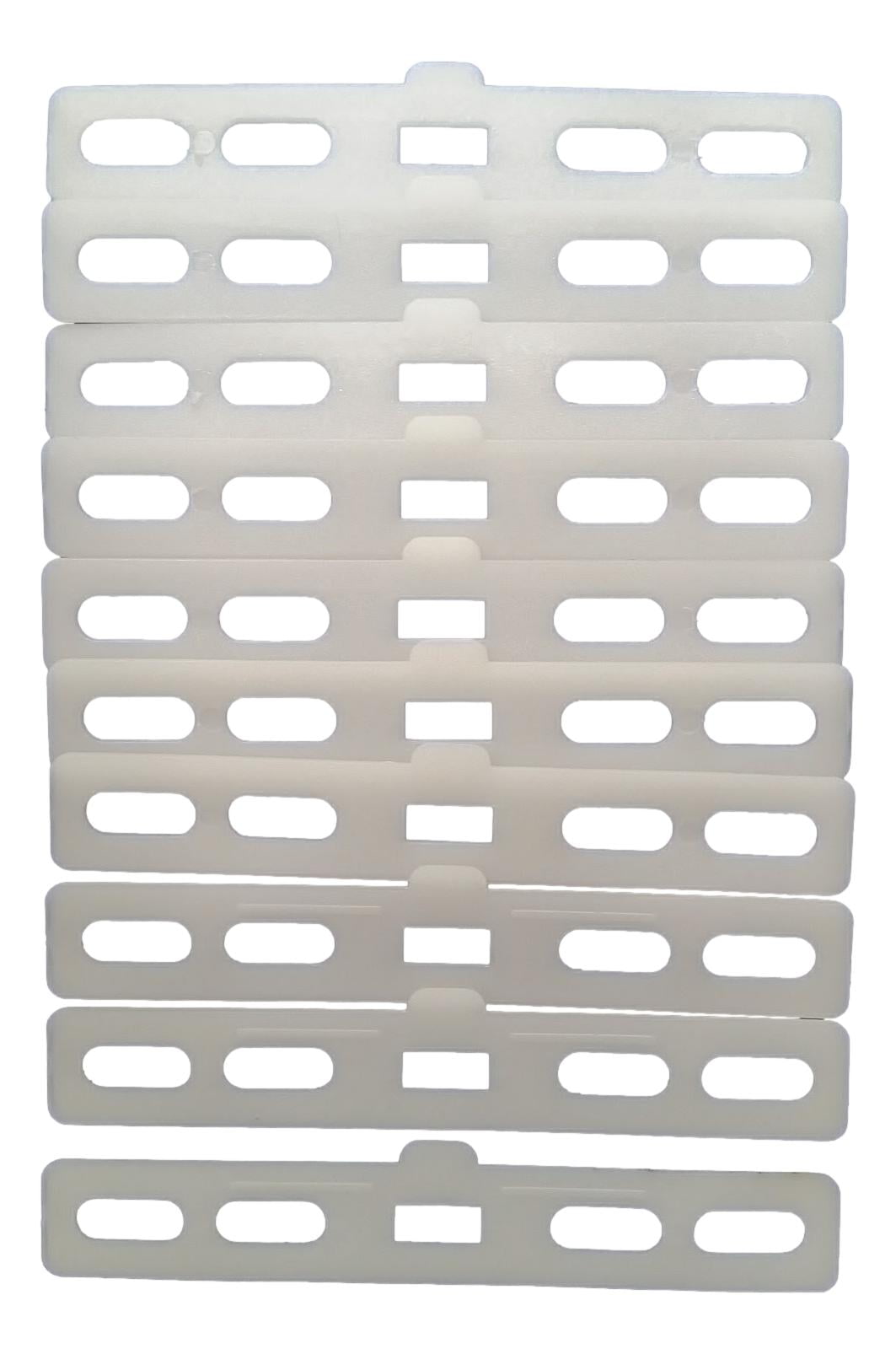 10 Pack Vertical Blind Fabric Hanger Inserts for Top of Fabric Vanes ...