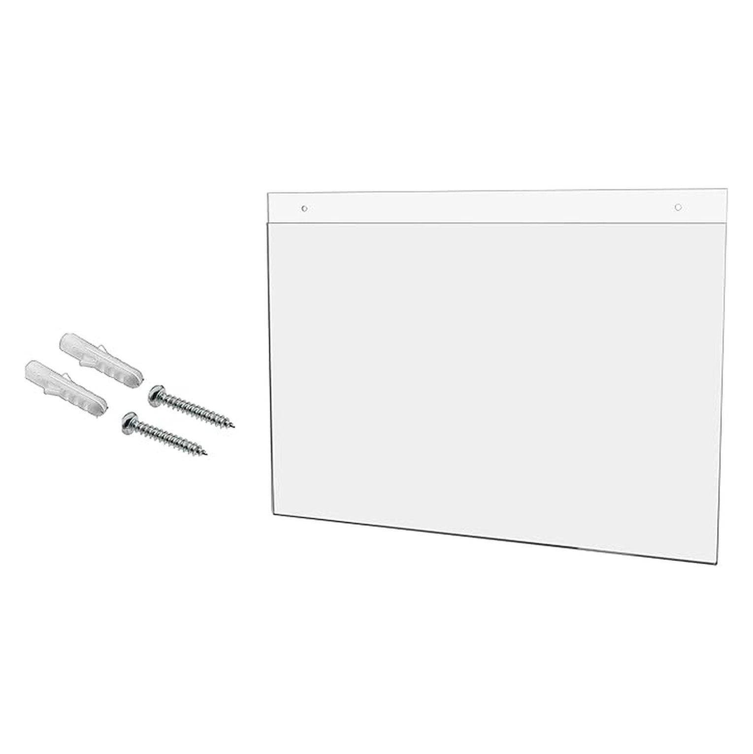 10 Pack Wall Sign Holder 17" x 11" Horizontal with 2 Predrilled Holes ...