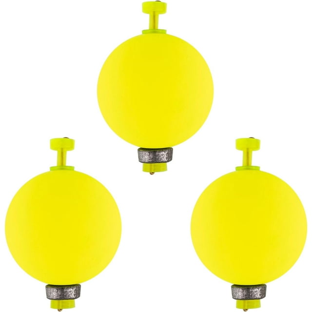 10 Pack Weighted Fishing Bobbers - EVA Foam Snap-on Spring Bobbers for ...