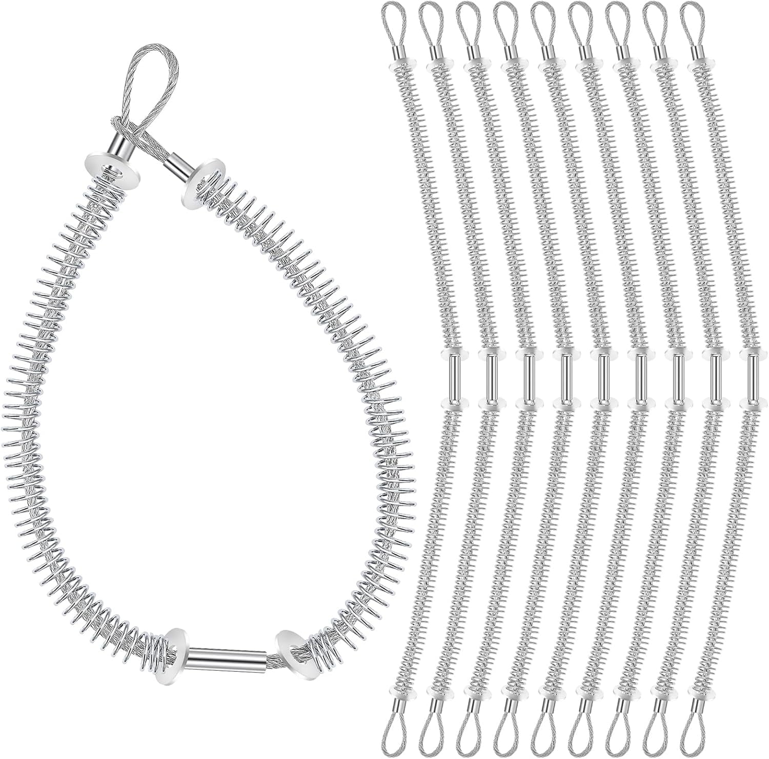 10 Pack Whip Hose Restraint Safety Whip Check Cable for to Restraint ...