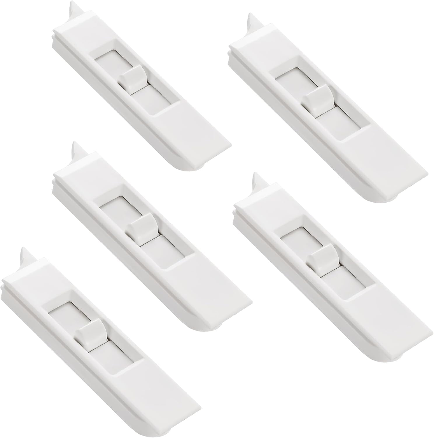 10 Pack White Diecast Window Sash Locks with Keeper, Cam Action Latches ...