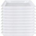 10 Pack White Plastic Art Trays, Craft Organizer Storage Trays for ...