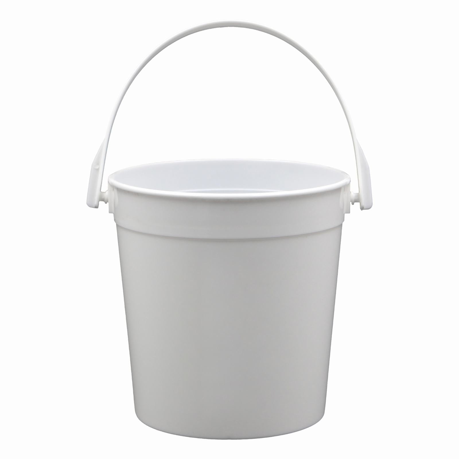 10 Pack White Bucket with Handle Party Buckets for Bar, Beach, Kitchen ...