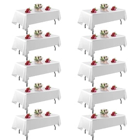Shop White Tablecloths for Weddings Dinners and Outdoor Events