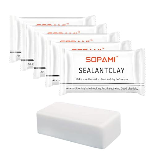 10-Pack White Waterproof Sealant Putty - Quick Mending Mud & Duct Seal ...