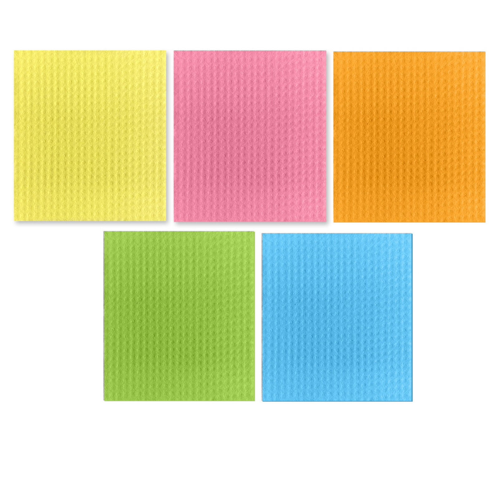 10-Pack Wood Pulp Cotton Cleaning Cloths - French Lazy Dishwashing ...