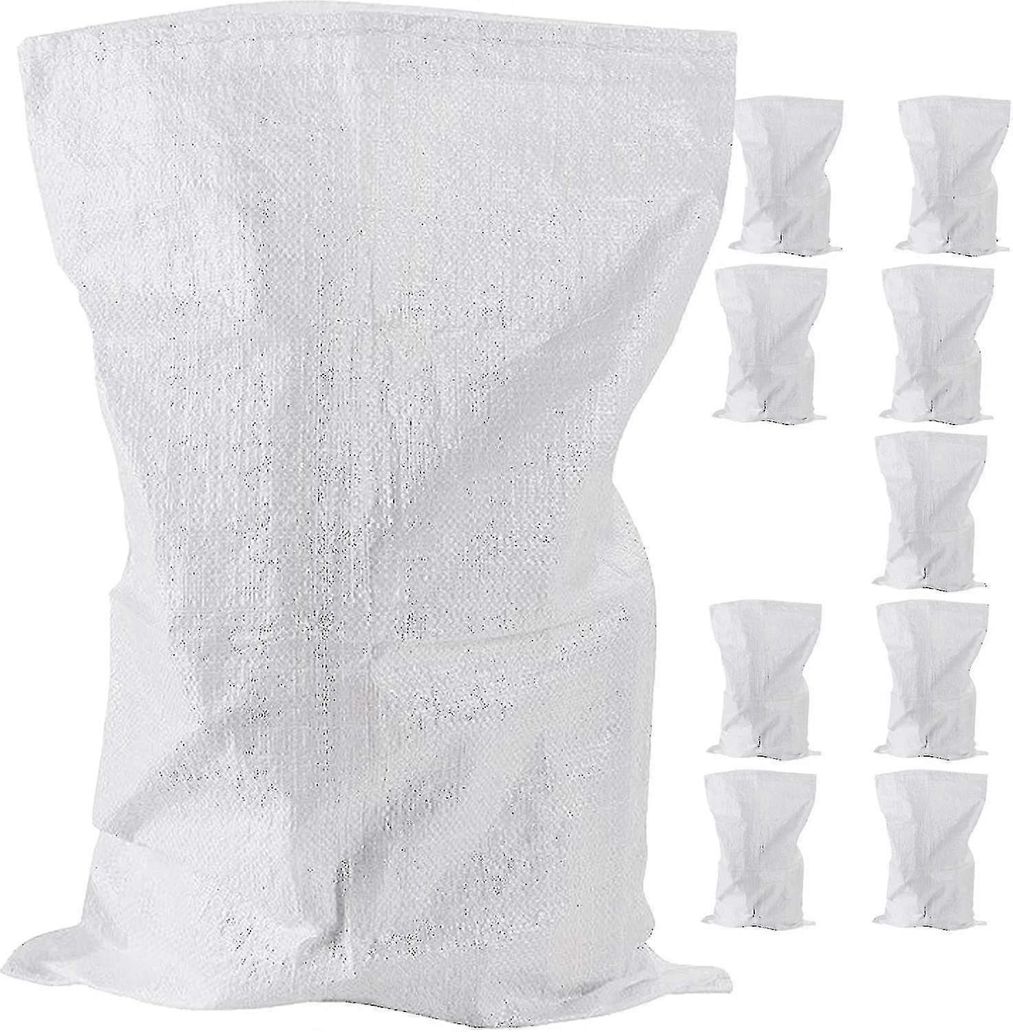 10 Pack Woven Rubble Bags - Heavy Duty Polypropylene Construction Bags ...
