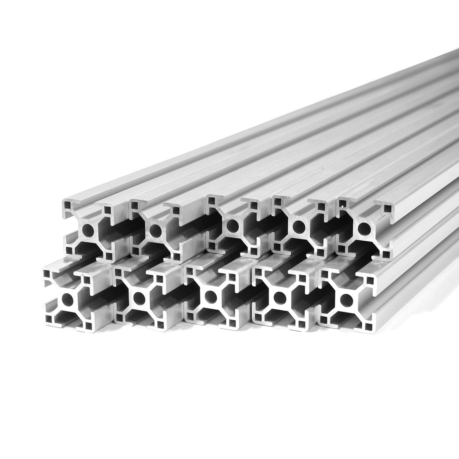 10 Pack ZYLtech Silver 3030 30mm T Slot Aluminum Extrusion for 3D ...
