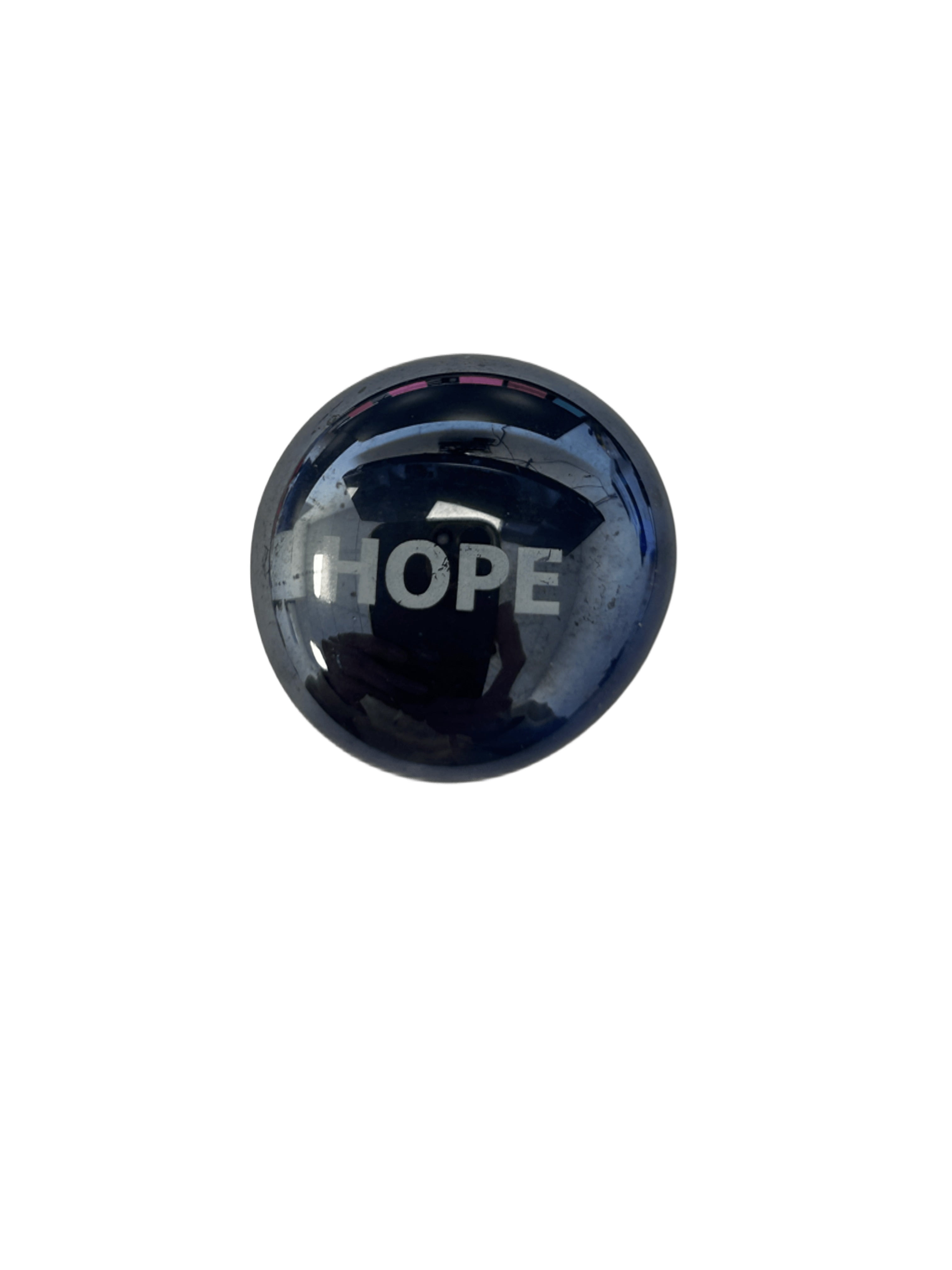 10 Pack Zen Glass Stone, Thoughtful Blue Stone with word Hope Gift ...