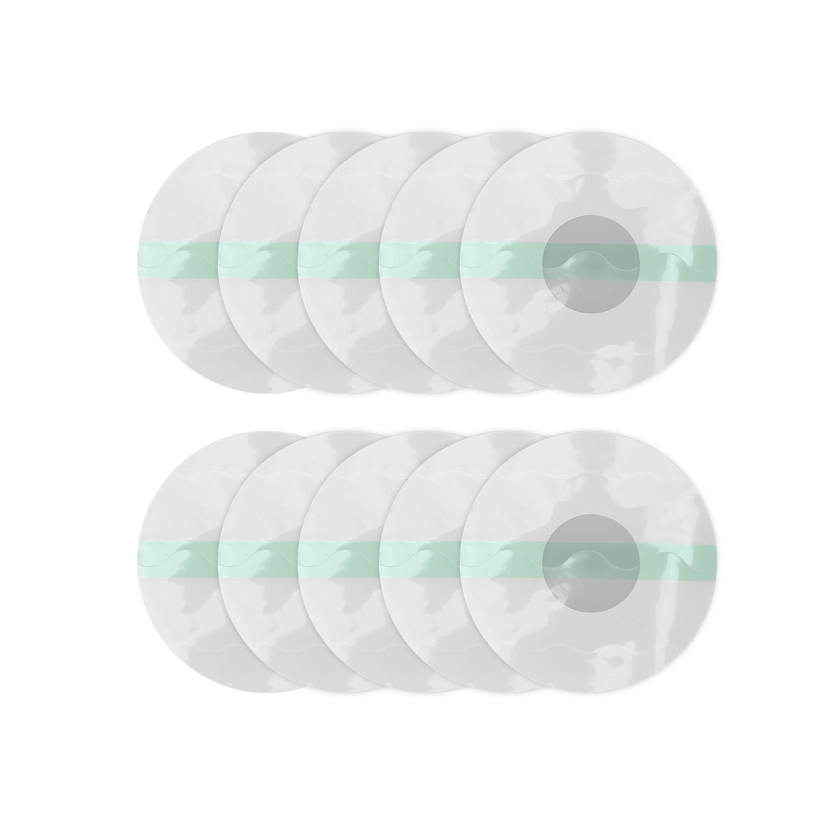 10-Pack breathable, round adhesive covers for fall prevention, ideal ...