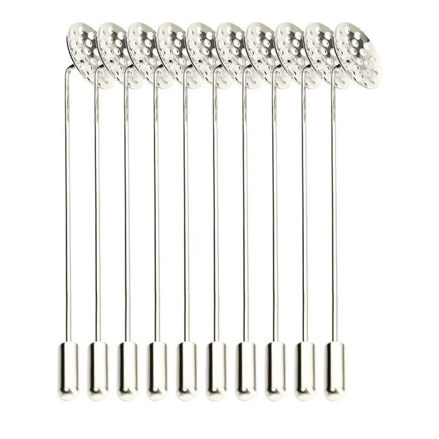 10 Pack lapel pin stick Pin with Tray Brooches for Boutonniere Pin ...