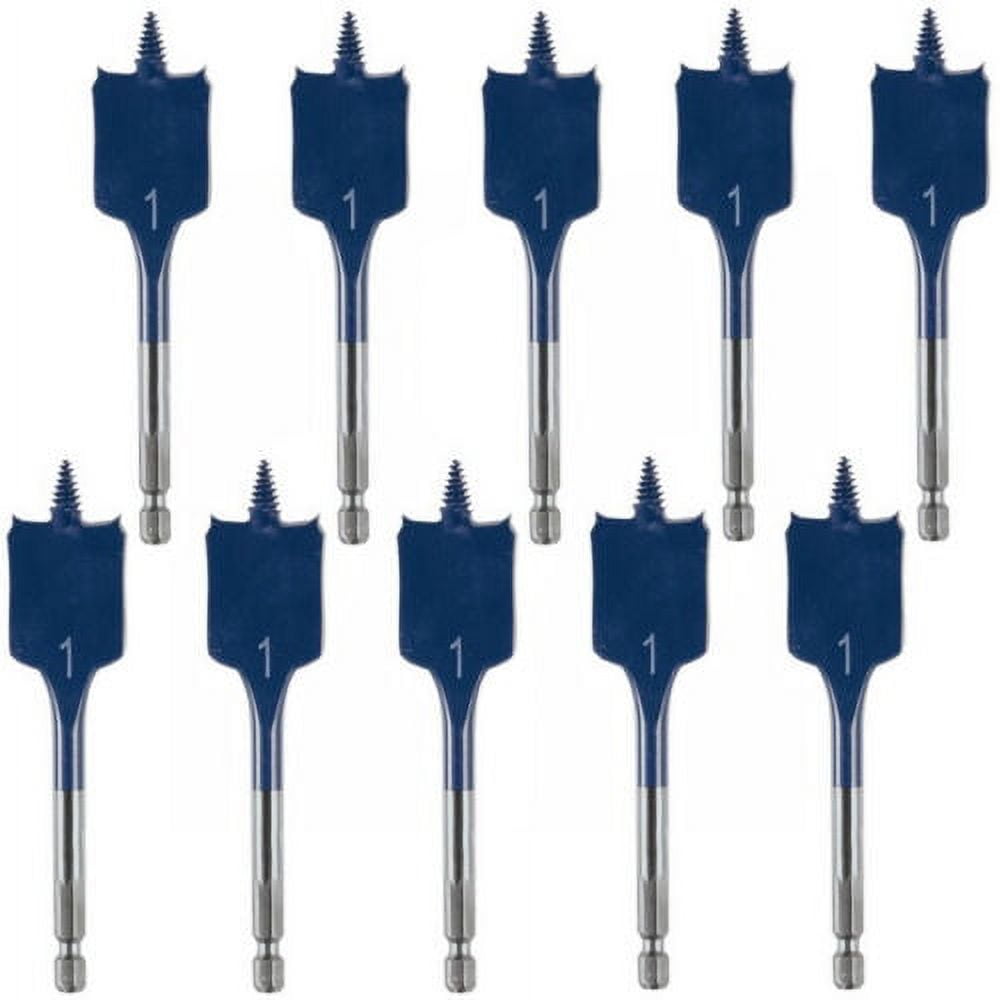 10 Pack of 1 In. x 4 In. Daredevil Spade Bits (Bulk) # DSBS1013B-10PK ...