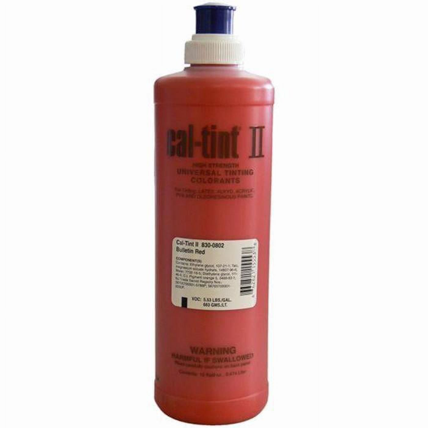 10-Pack of 16 oz Evonik Industries 830-0802 Cal-Tint II Bulletin Red ...