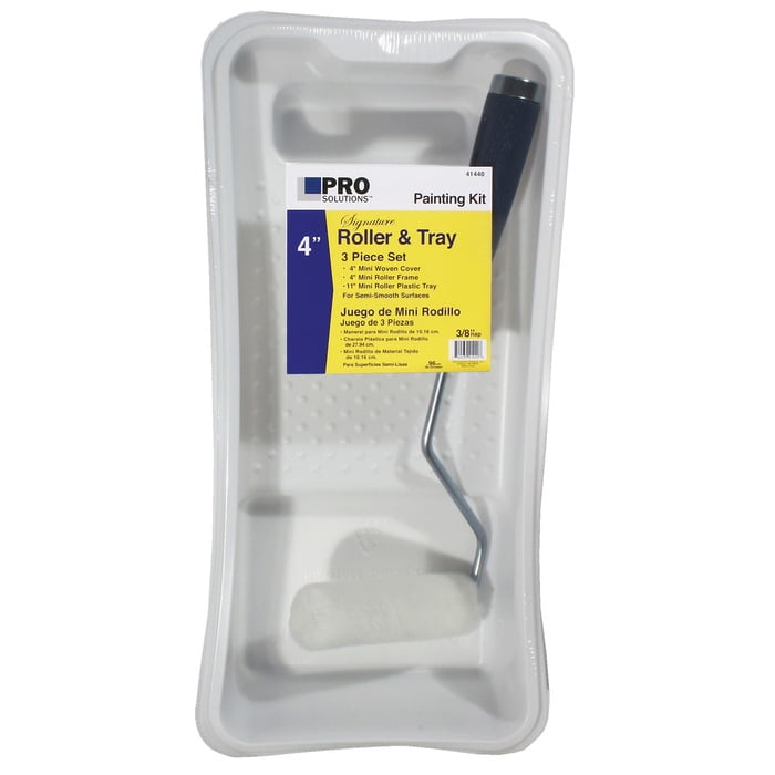 10-Pack of 4” Pro Solutions 41440 Signature, White Woven Mini-Roller ...