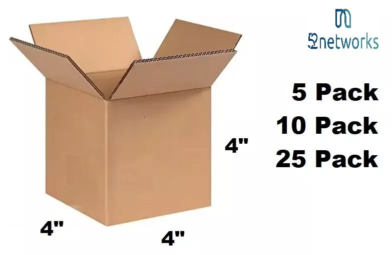10 Pack of 4x4x4 Cardboard Paper Box Mailing Packing Shipping Box ...