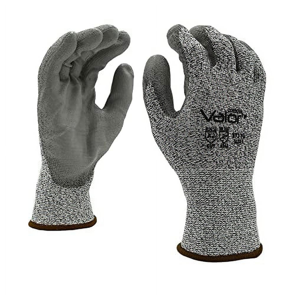 10-Pack of Cordova 3711GXL Valor Salt & Pepper 13-Gauge HPPE Shell Work Gloves, Gray ...