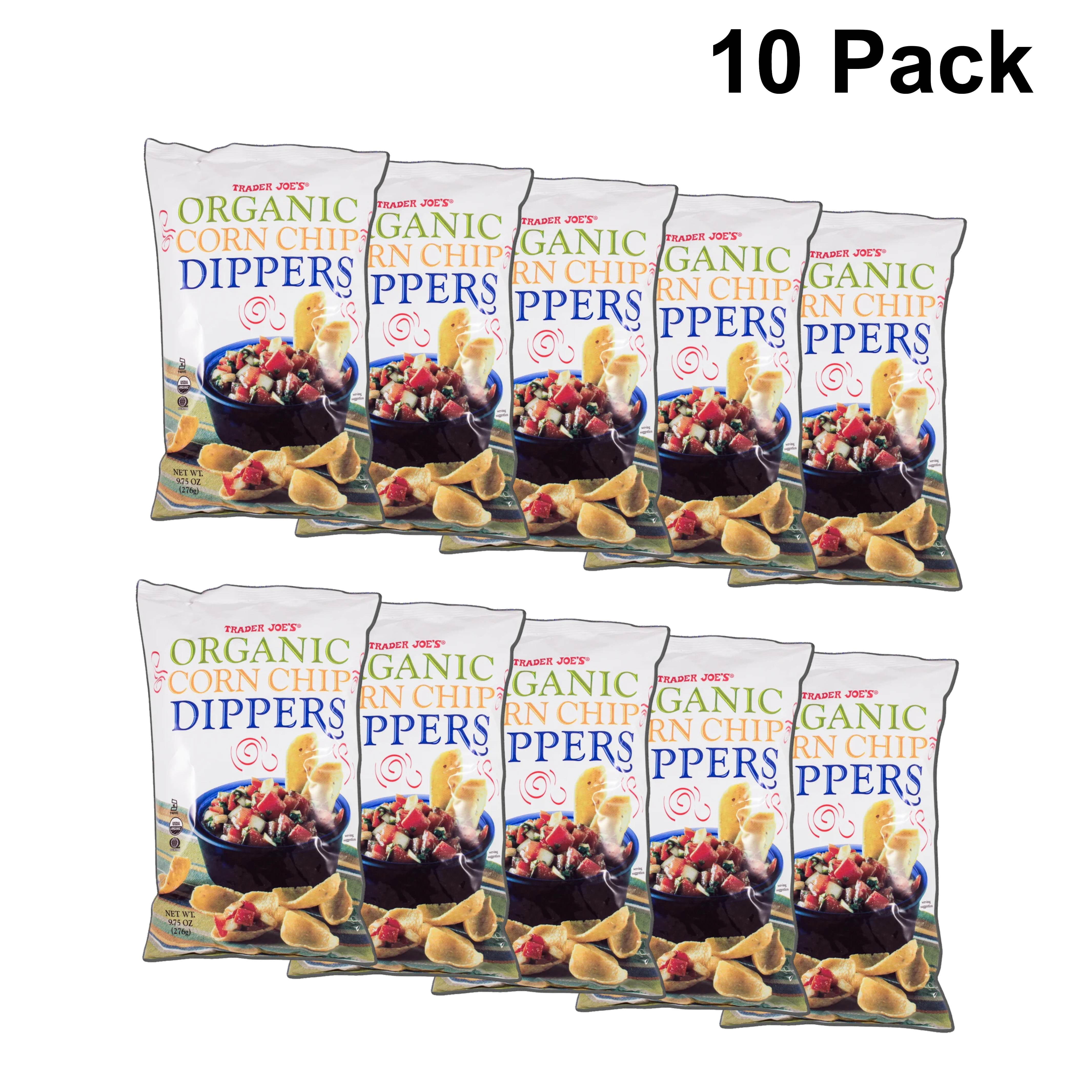 10 Pack of Trader Joe’s Organic Corn Chip Dippers | 9.75 Oz - Walmart.com