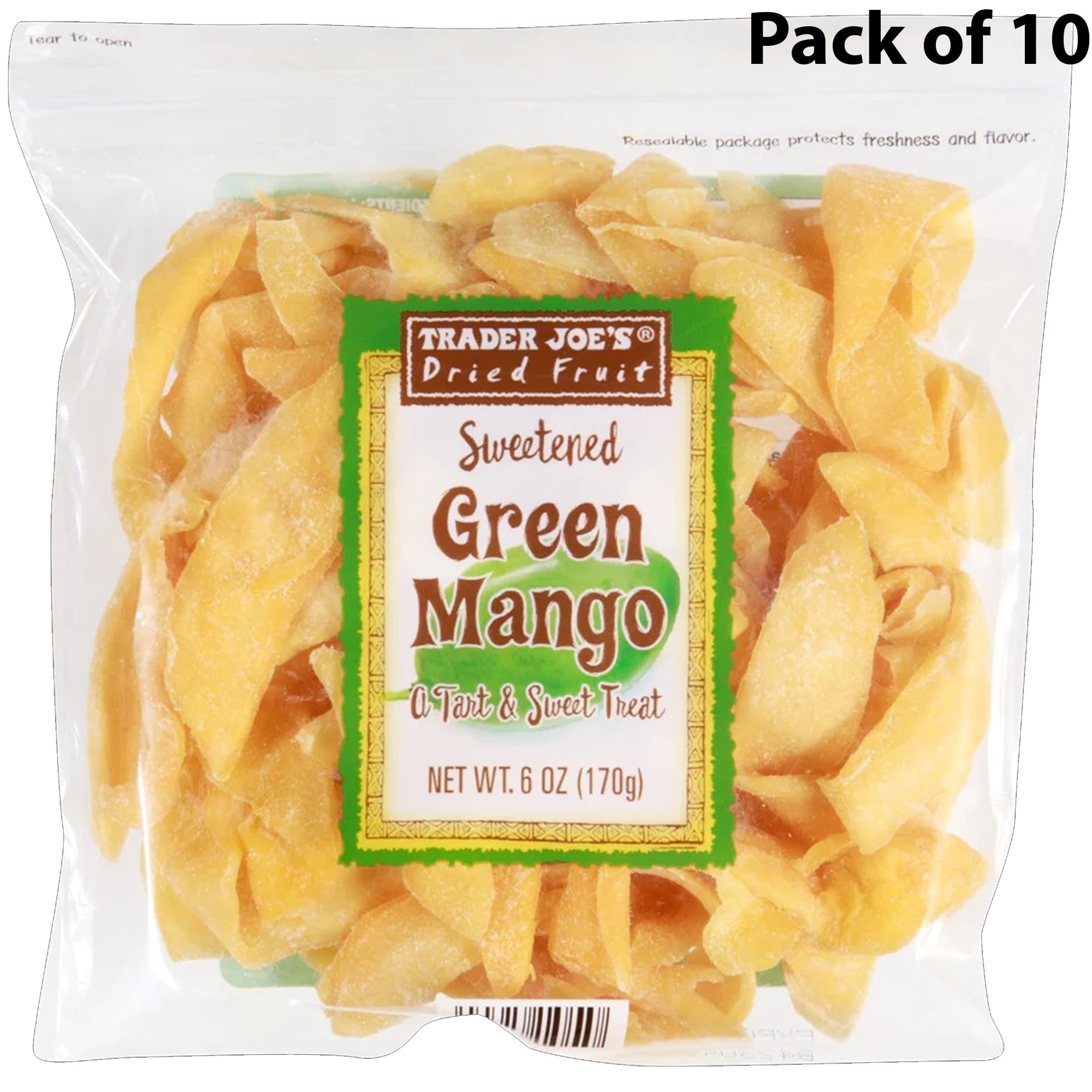 10 Pack of Trader Joe’s Sweetened Green Mango - but never mushy ...