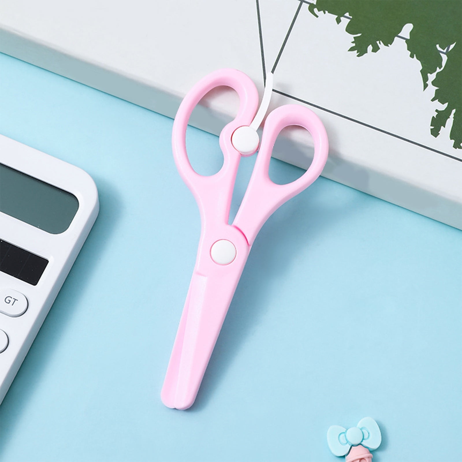 10 Pack s DIY Crafts Plastic Scissors s Do Not Hurt Hands Resilient ...